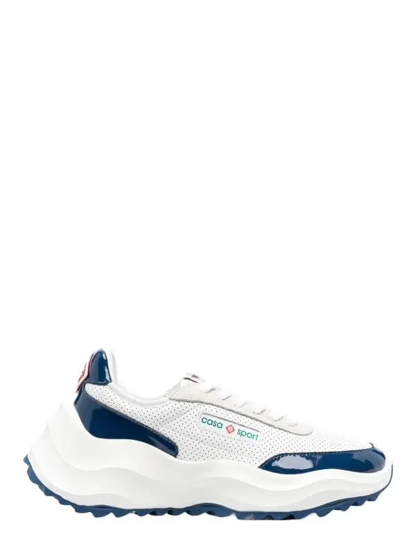 Casablanca Logo-patch Lace-up Sneakers - White