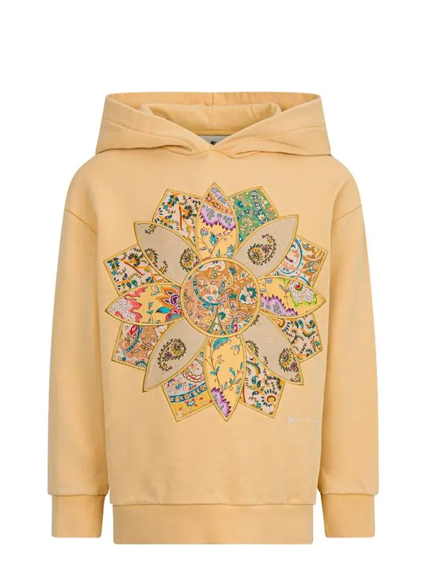 Etro Floral Patch Hoodie - Nude