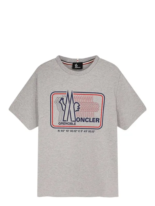 Moncler Logo Printed Crewneck T-shirt - No