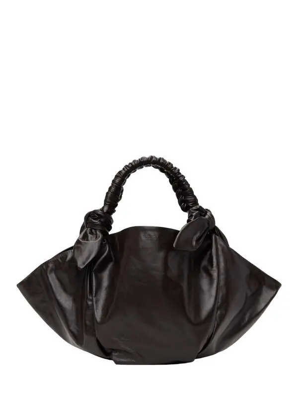 Bottega Veneta Foulard Ruffled Handbag - Brown