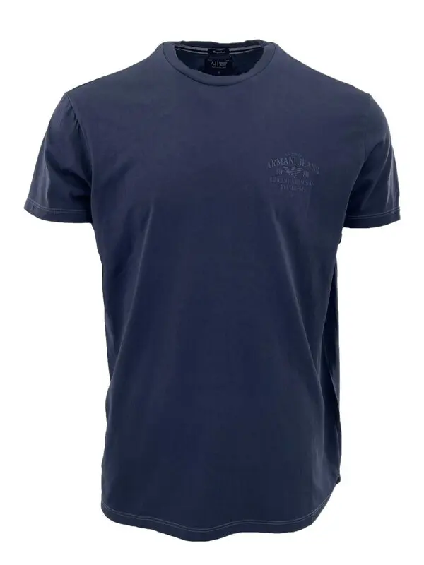Emporio Armani Item O-neck Short-sleeved T-shirt - Blue