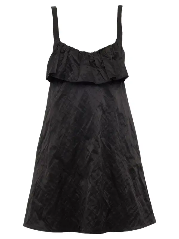 Chloé Scoop Neck Sleeveless Mini Dress - Black