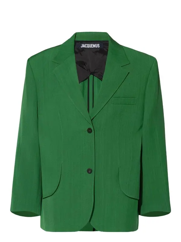 Jacquemus Oversized Button-up Blazer - Green