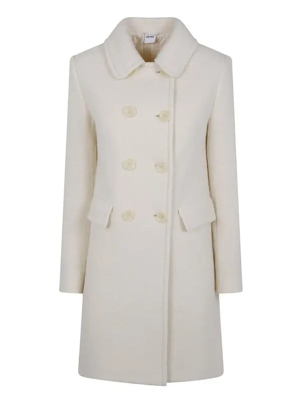 Aspesi Buttoned Coat - White