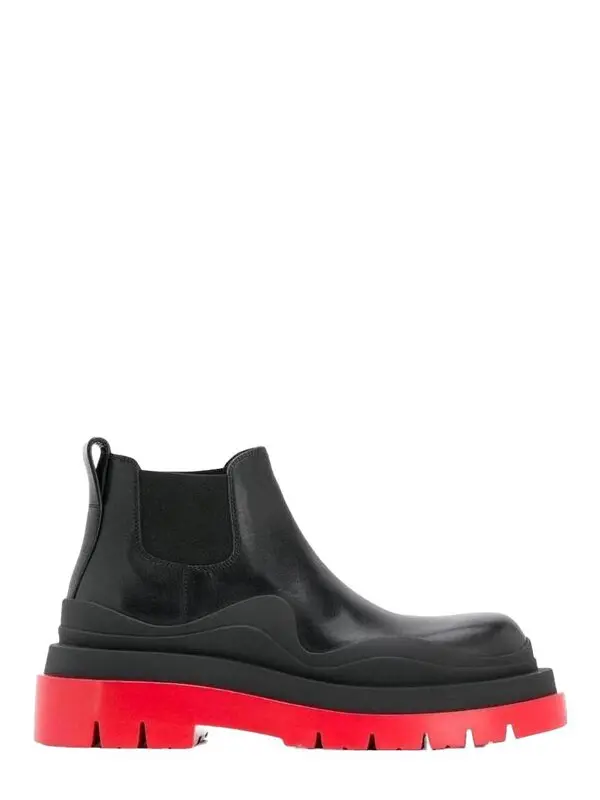 Bottega Veneta Tire Chelsea Boots - Black