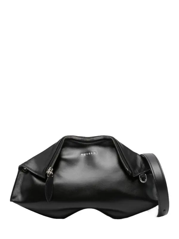 Alexander McQueen Manta Clutch Bag - Black