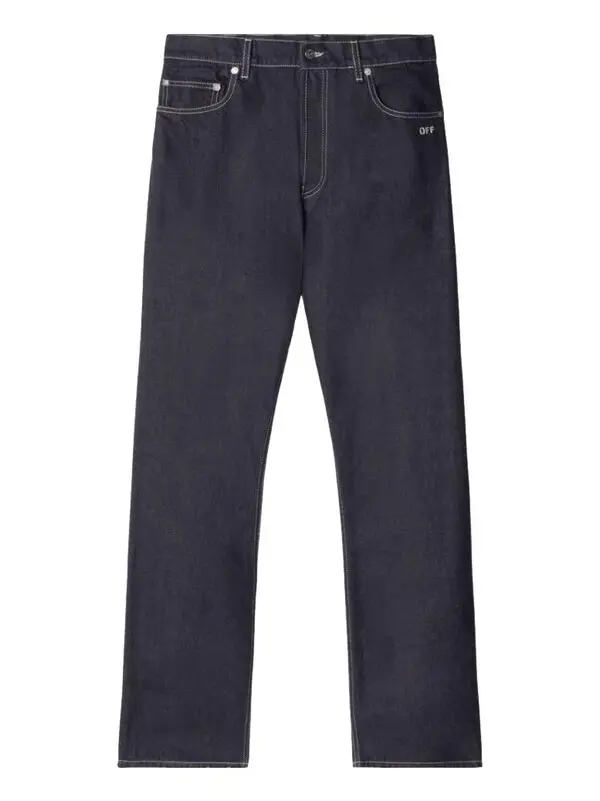 Off-White Sierra Leone Loose-fit Jeans - Black