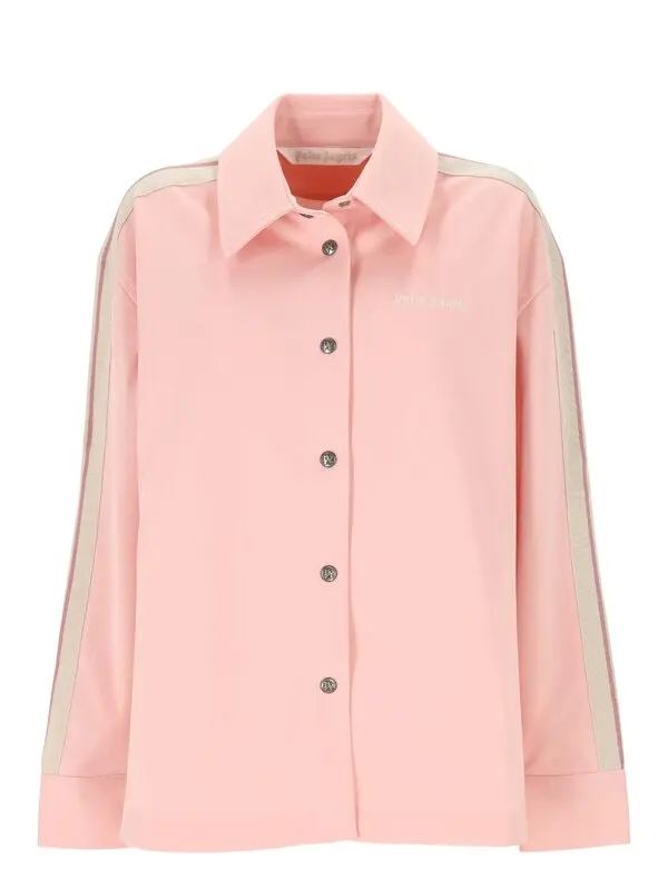 Palm Angels Embroidered Monogram Shirt - Pink