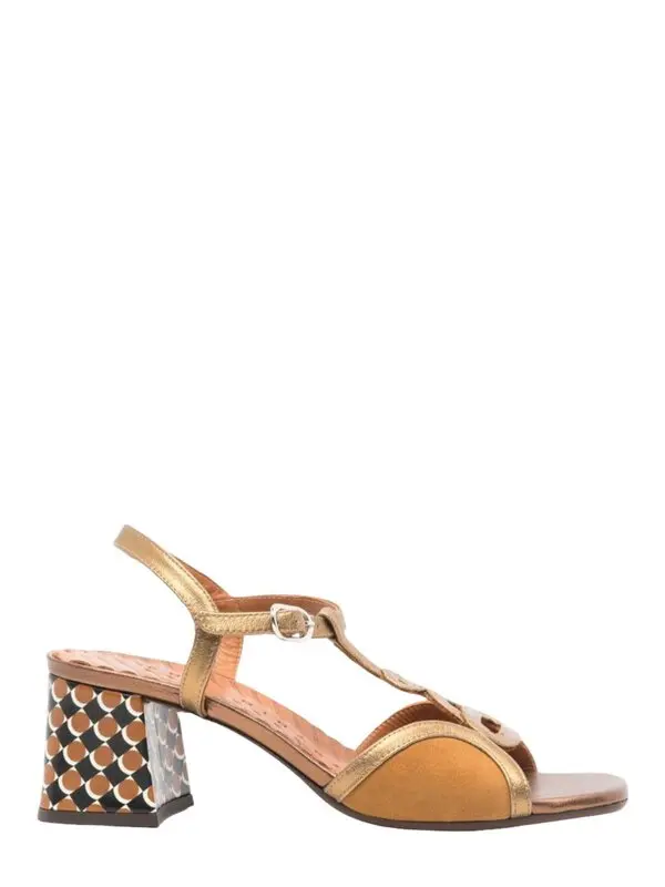 Chie Mihara Letouche Sandals With Chunky Heel - Brown