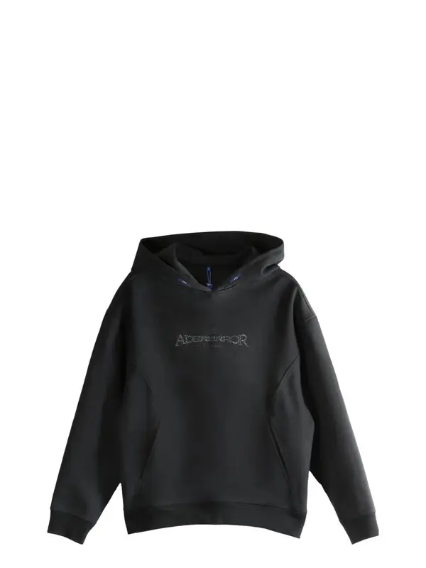 ADER ERROR Printed Lettering Hoodie - Black