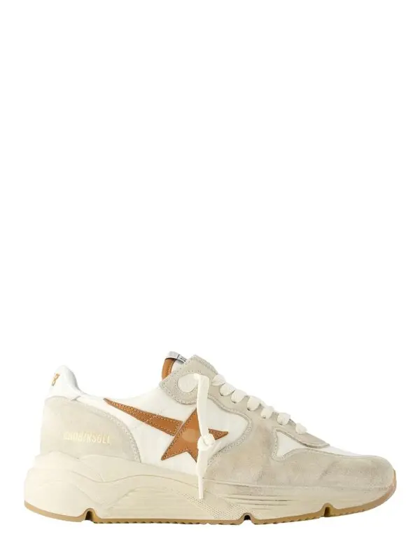 GOLDEN GOOSE Running Lace-up Sneakers - Nude