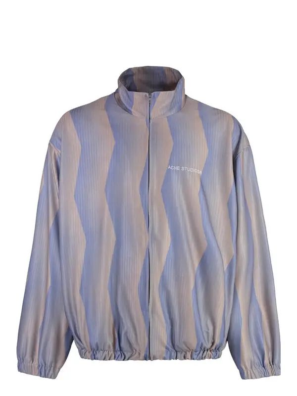 Acne Studios Abstract Print Track Jacket - Gray