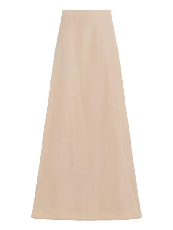 JIL SANDER High-waisted Flared Skirt - Nude