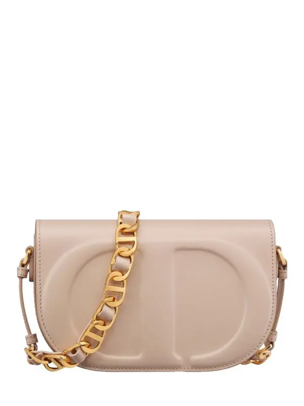Dior Cd Signature Bag With Strap - Nude