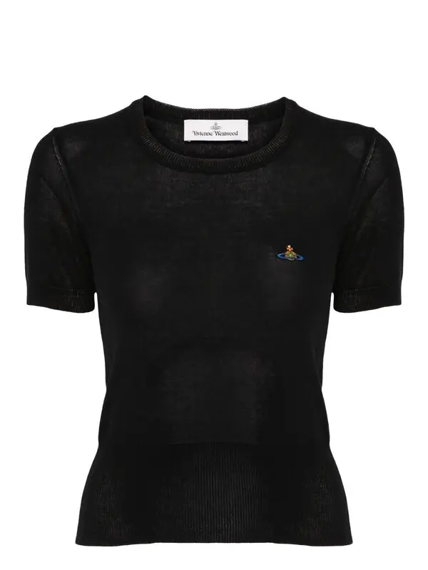 VIVIENNE WESTWOOD Bea Crew Neck T-shirt - Black