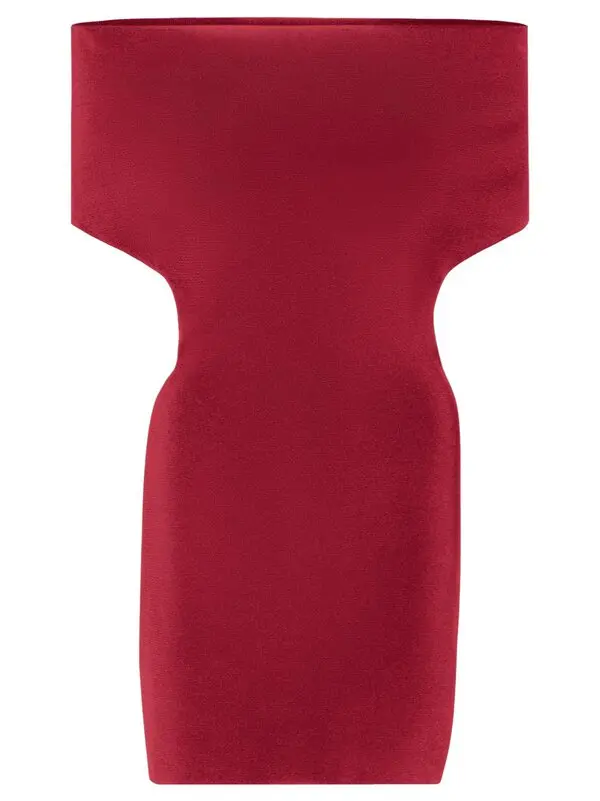 Jacquemus Cubista Mini Dress - Red