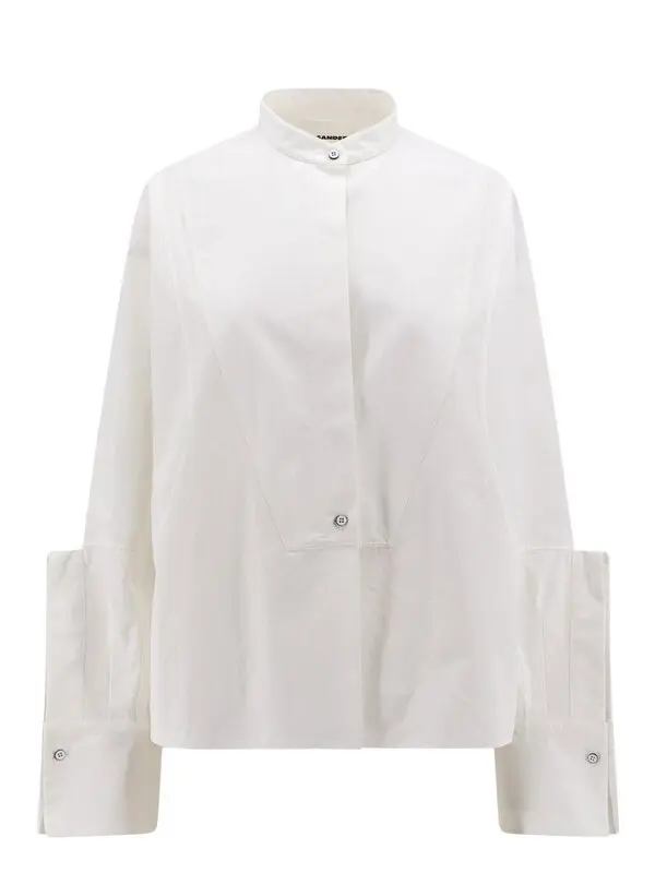 JIL SANDER Long Sleeve Shirt - White