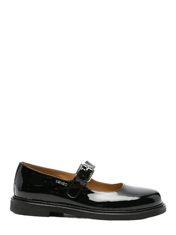 Kenzo Leather Mary Janes - Black
