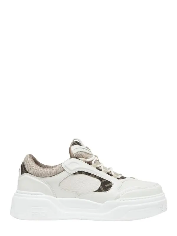 Fendi Force Lace-up Sneakers - White