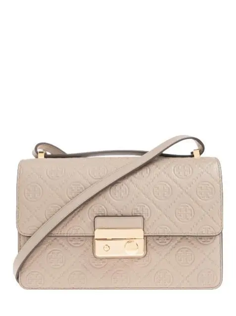 Tory Burch T Monogram Shoulder Bag - Brown