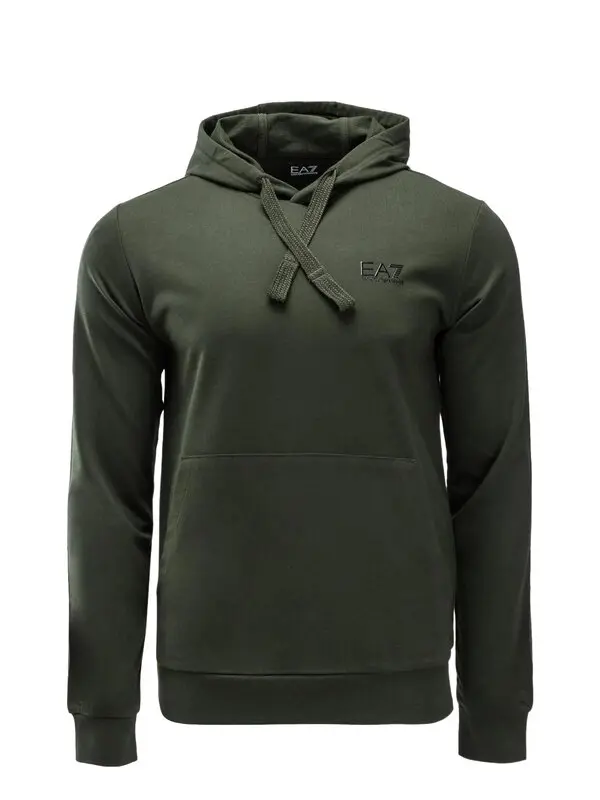 EA7 Hooded Long Sleeve Hoodie - Black