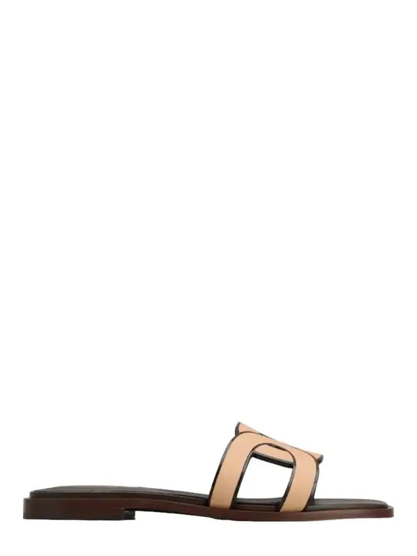 TOD'S Kate Cut-out Suede Sandals - Black