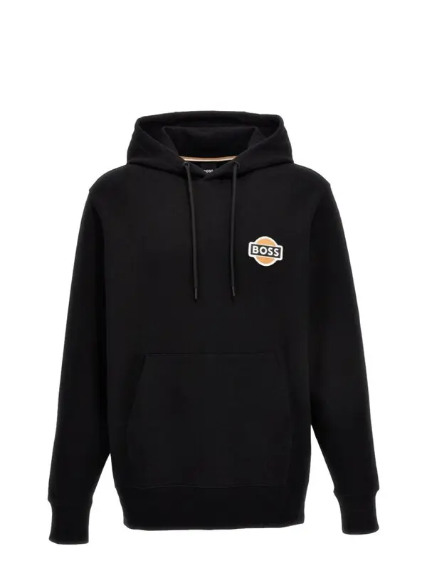 Hugo Boss Seeger Drawstring Hoodie - Black