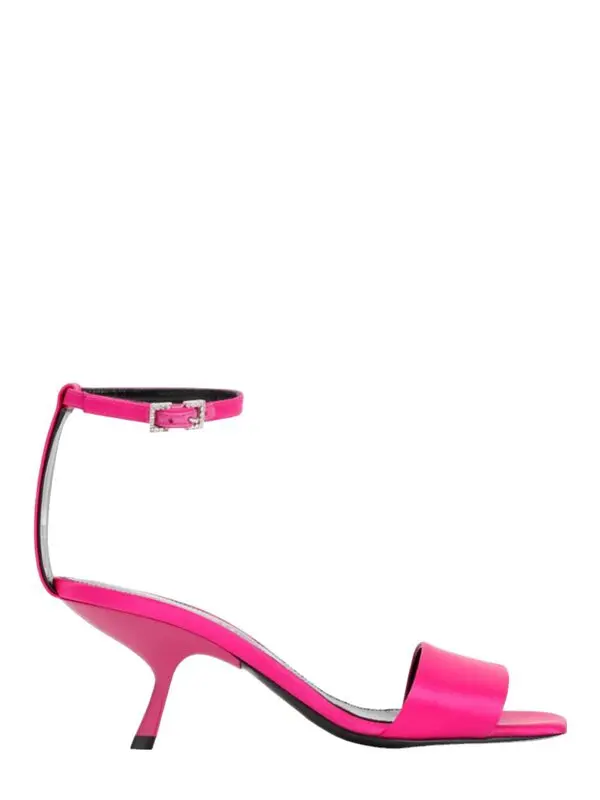 SERGIO ROSSI Open Toe Ankle Strap Sandals - Pink