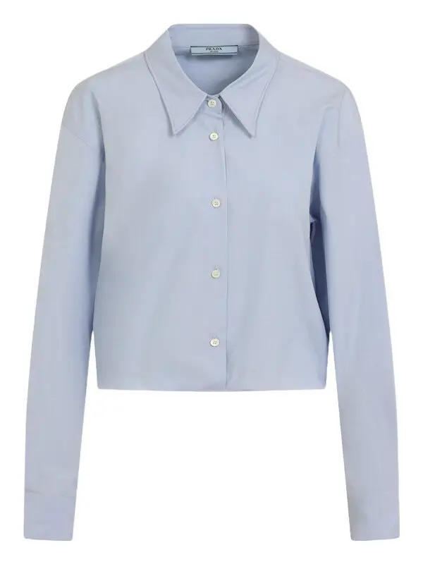 Prada Fil-à-fil Button-up Shirt - Blue