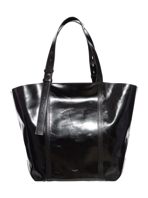 GOLDEN GOOSE Tote Bag With Logo Print - Black
