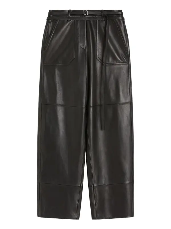 Sportmax Garbo Belted Trousers - Black