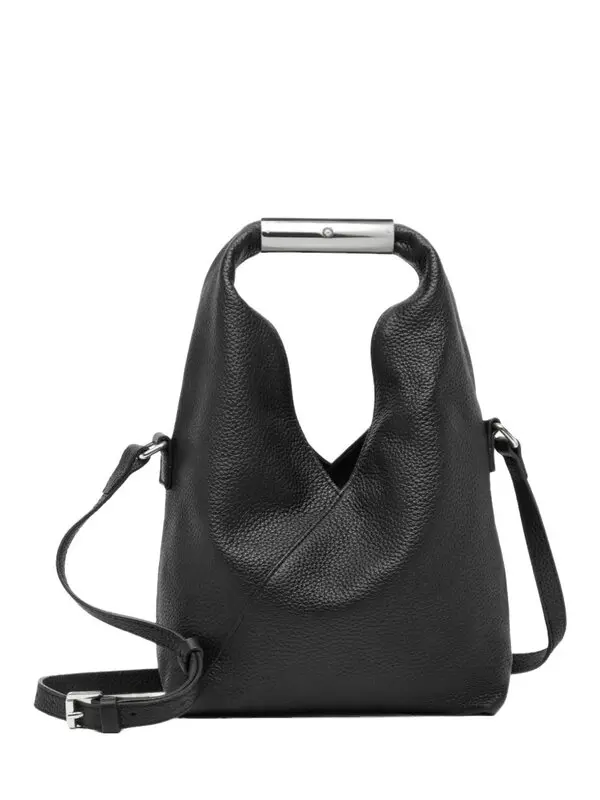 MAISON MARGIELA Japanese Tote Bag With Silver-tone Hardware - Black