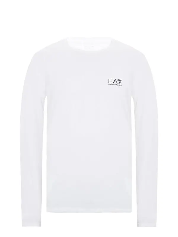 EA7 Branded Sweatshirt - White