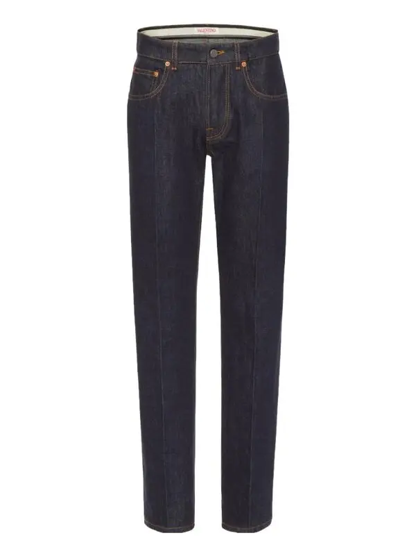 Valentino Garavani Tailoring Denim Trousers - Black