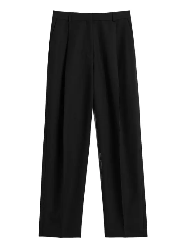 TOTEME Pleated Tailored Trousers - Black