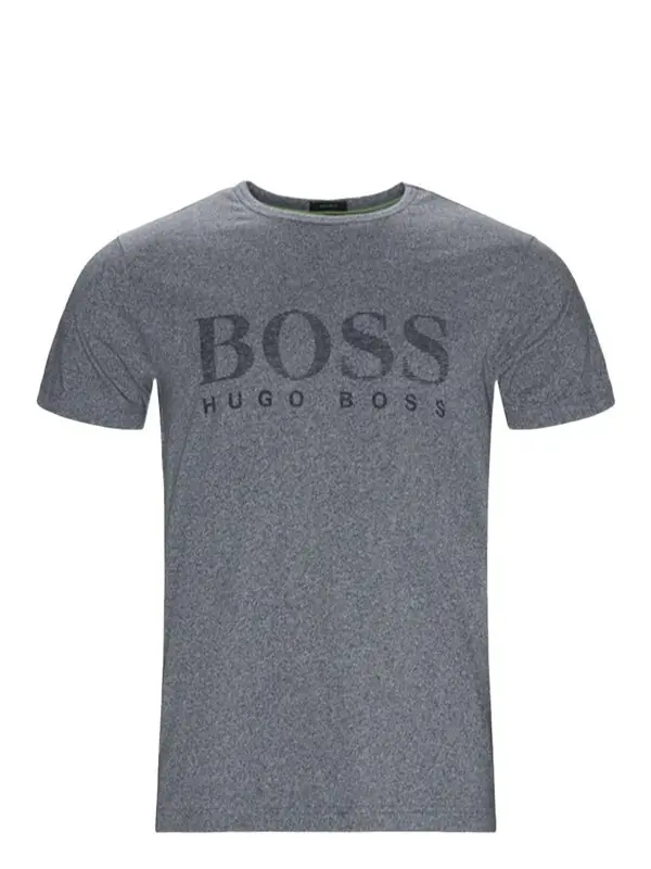 Hugo Boss Logo Printed T-shirt - Gray