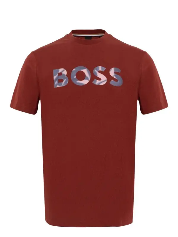 Hugo Boss Logo Printed T-shirt - Red