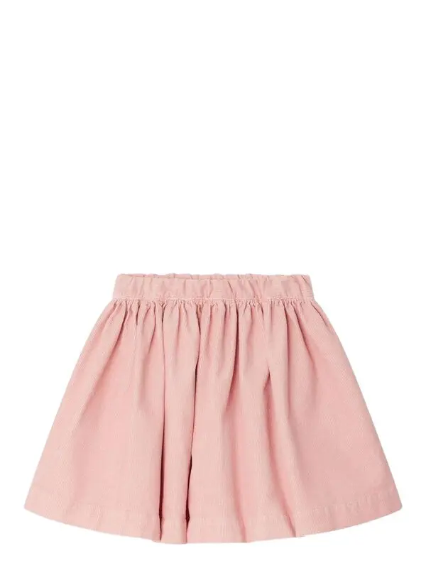 Bonpoint A-line Elastic Waist Skirt - Pink