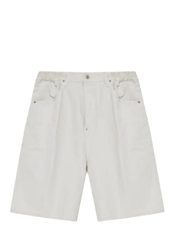Dsquared2 Mid-rise Denim Shorts - Cream