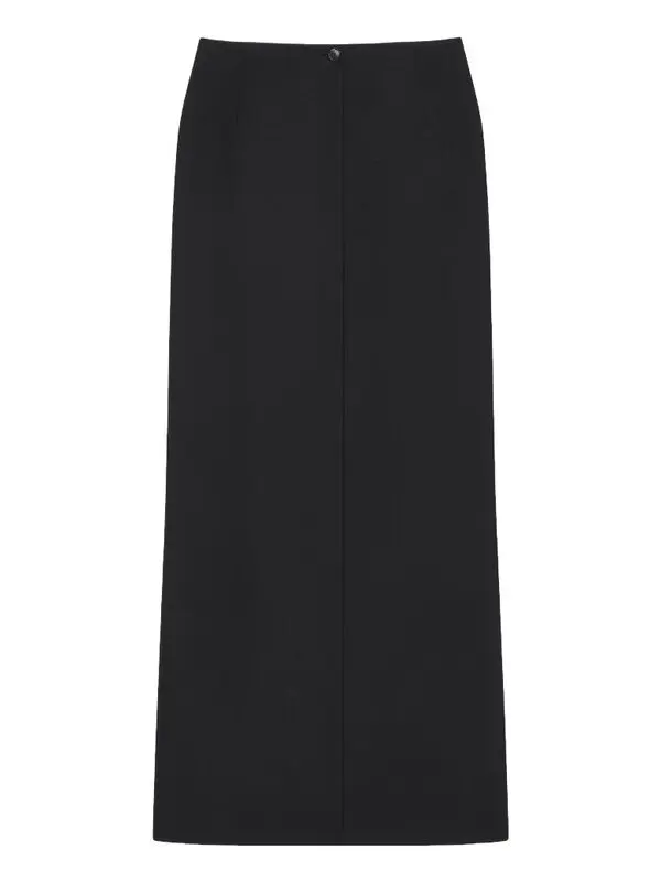 Givenchy Low-waisted Wrapped Maxi Skirt - Black