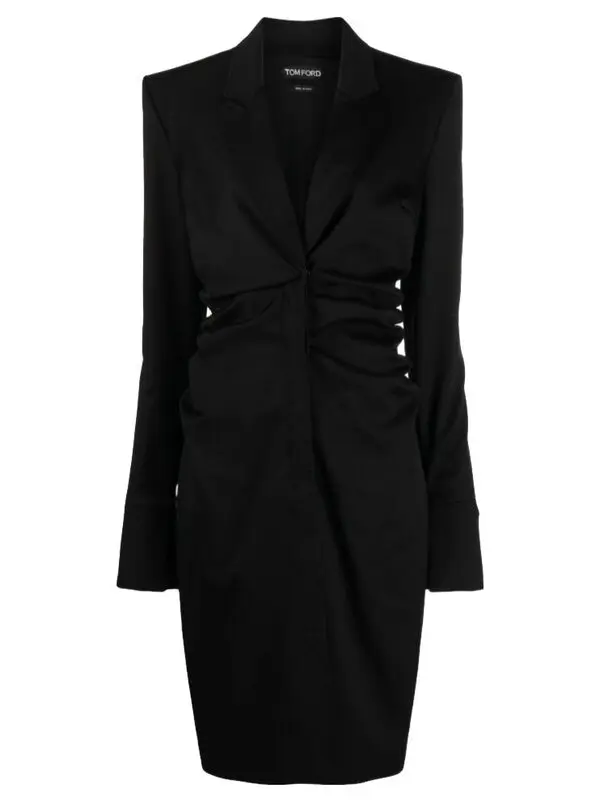 TOM FORD Tailored Midi Dress - Black