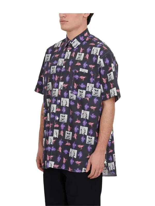 Comme Des Garçons A Short Sleeved Shirt - Black