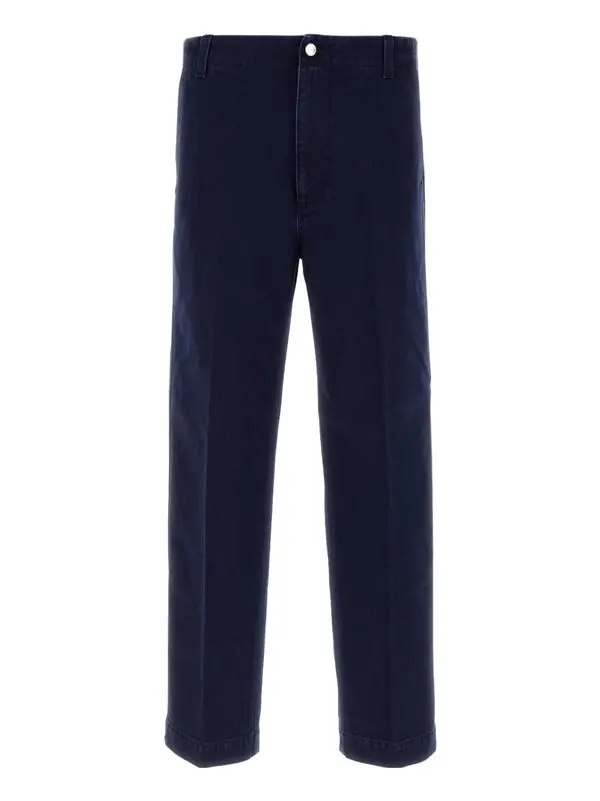 Gucci Button-fly Chino Trousers - Blue