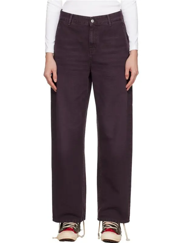 Carhartt Pierce Trousers - Palisander, Stone Canvas