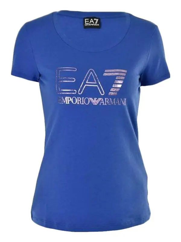 EA7 Logo T-shirt - Blue