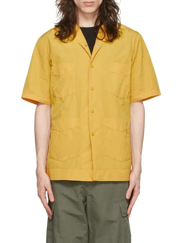Aspesi Short-sleeved Casual Jacket - Yellow