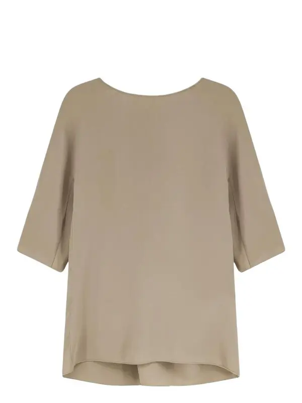 Max Mara Gathered Knot Detail Top - Nude