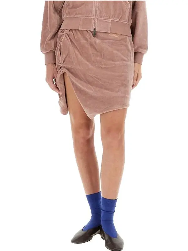 VIVIENNE WESTWOOD Drawstring Mini Skirt - Nude