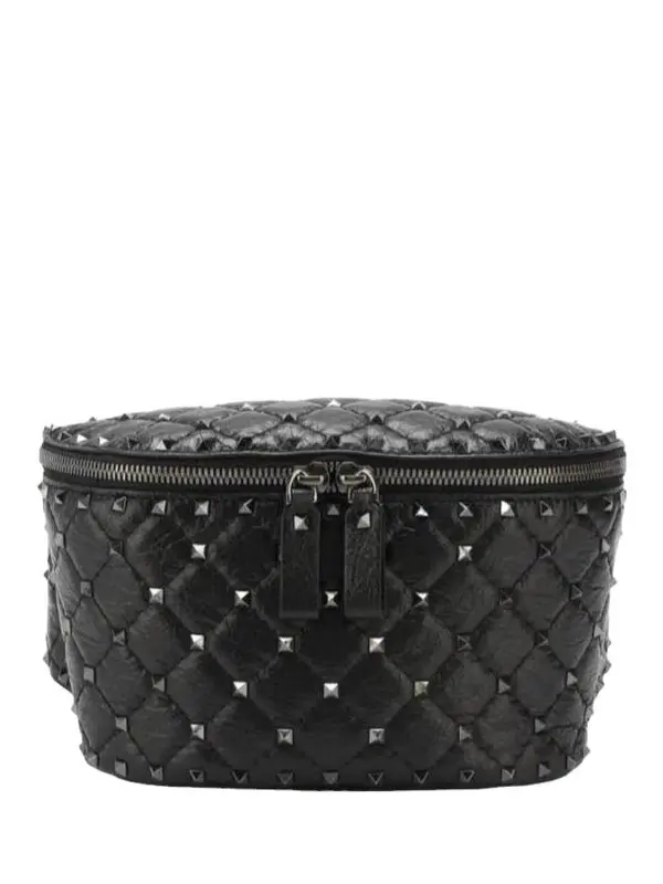Valentino Garavani Studded Quilted Belt Bag - Black