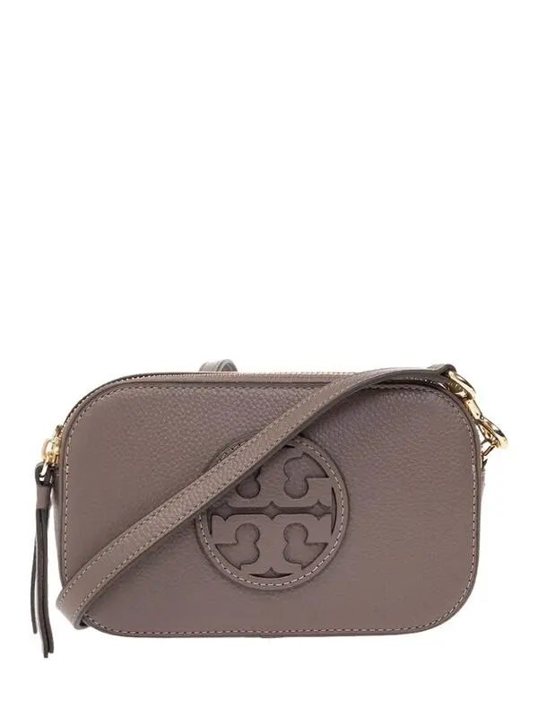 Tory Burch Miller Zipped Mini Camera Bag - Clamshell Brown